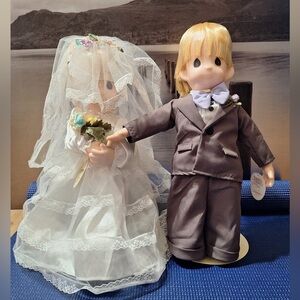 Precious Moments | Other | Precious Moments Bride And Groom Dolls ...